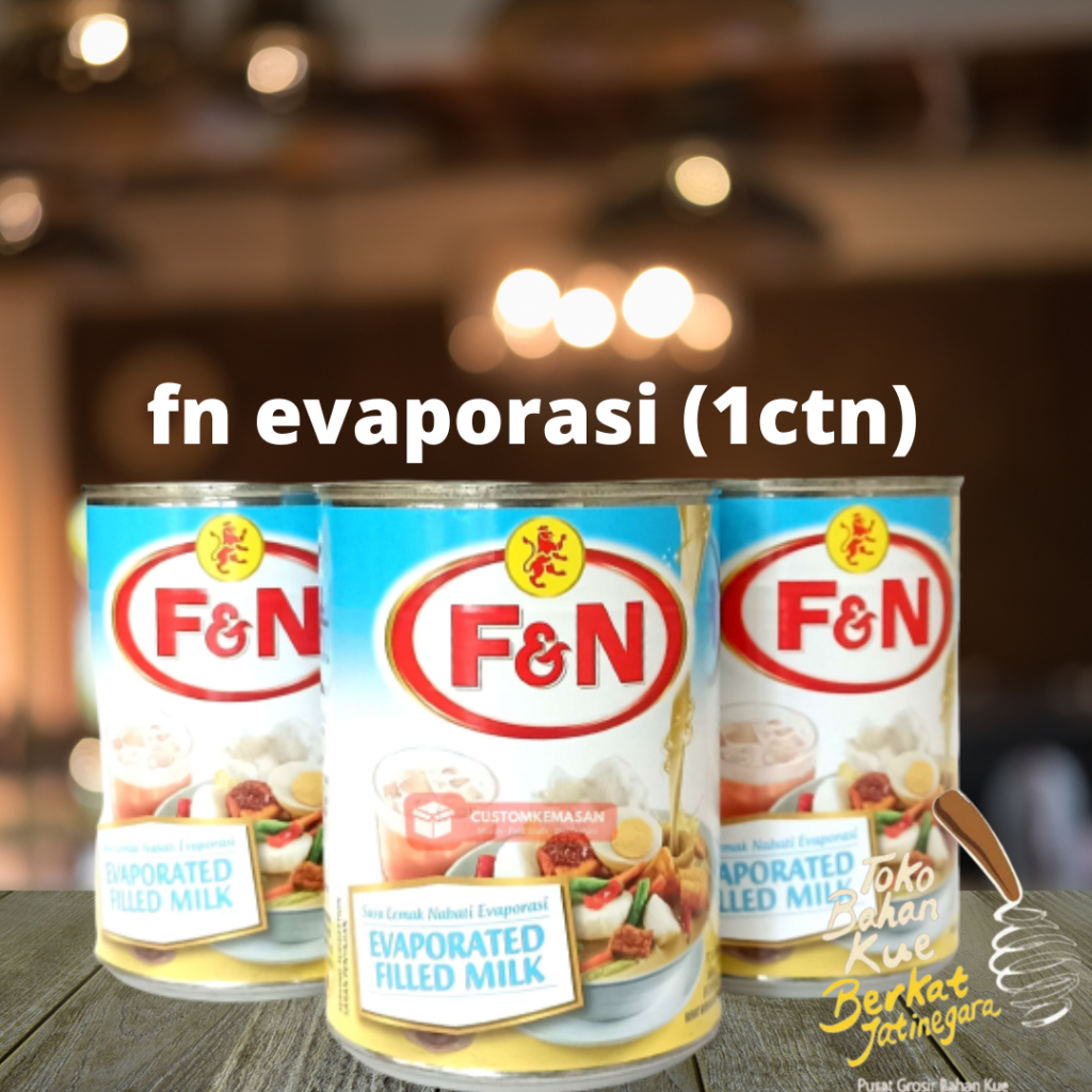 Jual SUSU F&N EVAPORASI EVAPORATED FILLED MILK 380 ML (1CTN) / FN ...