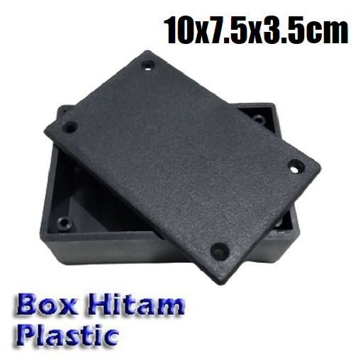 Jual Box Hitam Plastik Ukuran 100x75x35mm Kotak Plastik Hitam 10x7.5x3 ...