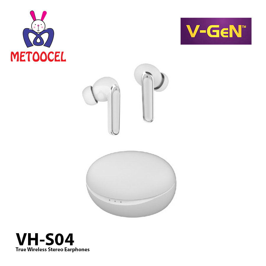 Jual V-GeN TWS VHS-04 Earphone Wireless ENC Type-C Headset Bluetooth 5. ...