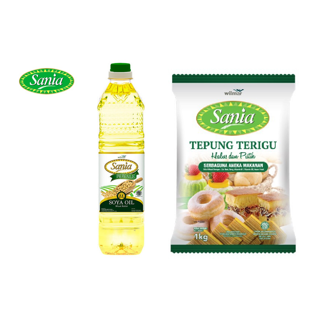 Jual Sania Royale Soya Oil 1L + Sania Tepung Terigu Serbaguna 1kg ...