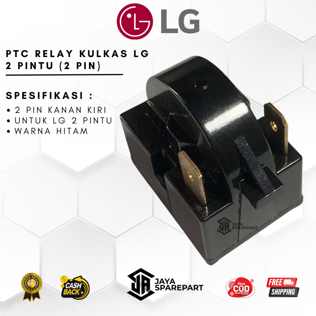 Jual PTC RELAY KULKAS LG 2 PINTU (2 Pin) | RILAY KULKAS | Shopee Indonesia