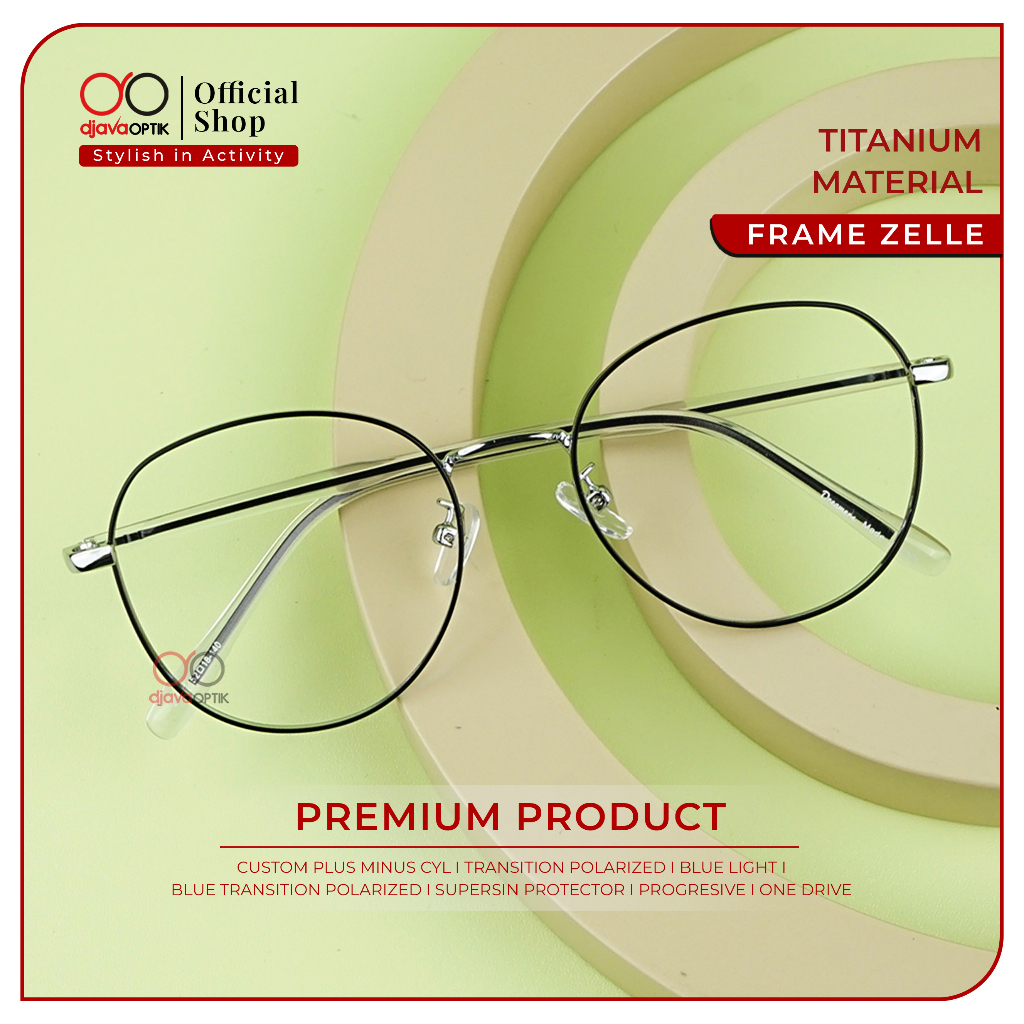 Jual DJAVA OPTIK - Frame Zelle - Kacamata Korea Star B Supersin Bluelight Transition Protector ...