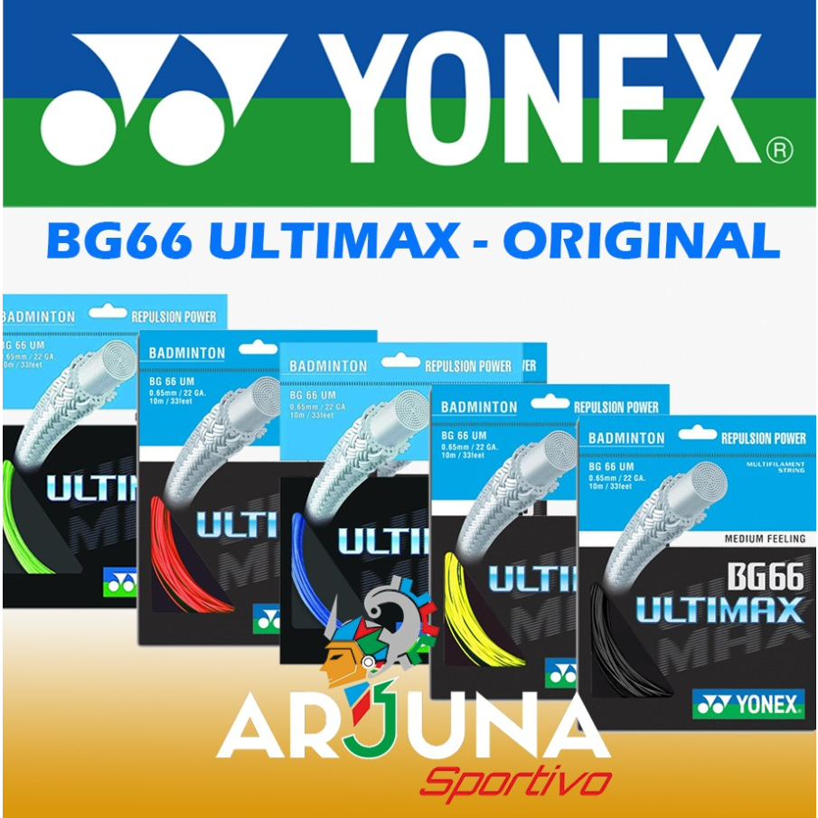 Jual YONEX BADMINTON STRING | BG66 ULTIMAX | SENAR RAKET ORIGINAL ...