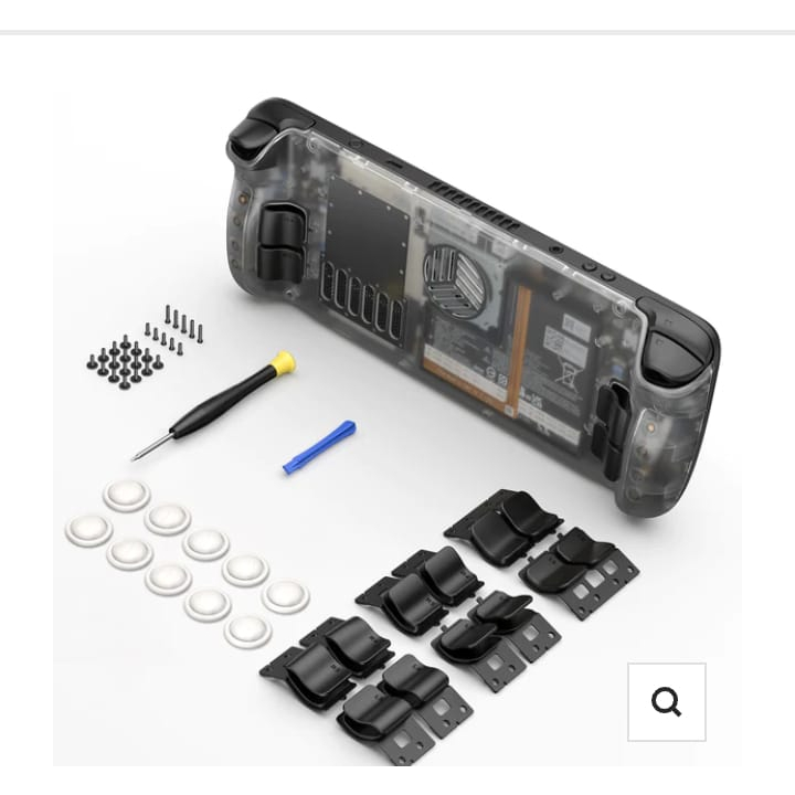 Jual JSAUX Transparent Back Plate for Steam Deck PC0106B Vents | Shopee ...