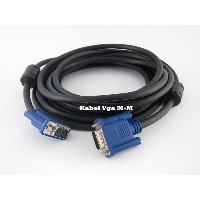 Jual Kabel Vga 10 meter M-M 3+6 Full Copper | Shopee Indonesia