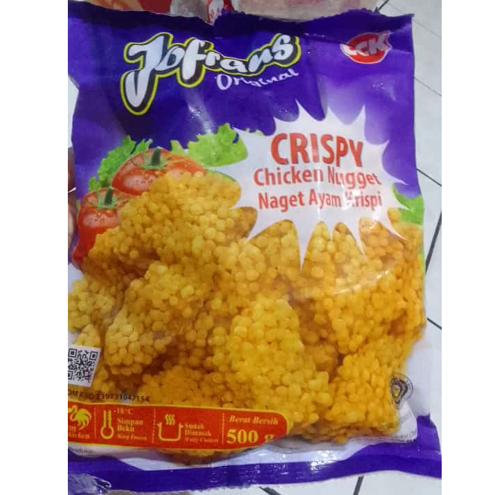 Jual Jofrans Chicken Nugget Crispy Bubble 500 gr | Frozen Food Murah ...