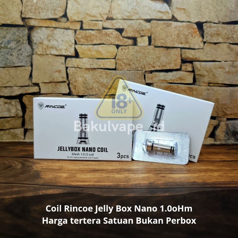 Jual COil Jelly Box Nano 1.0 Ohm ( Harga Satuan ) By Rincoe Original ...