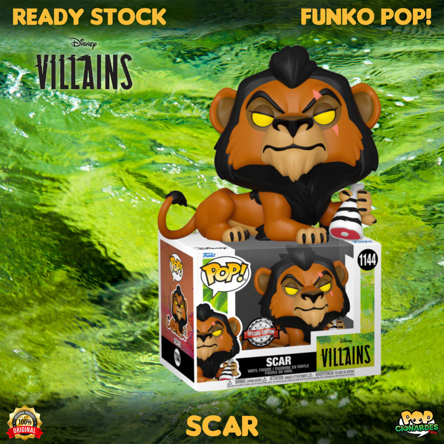 Jual Funko POP Disney - Villains The Lion King - Scar with Meat Exc ...
