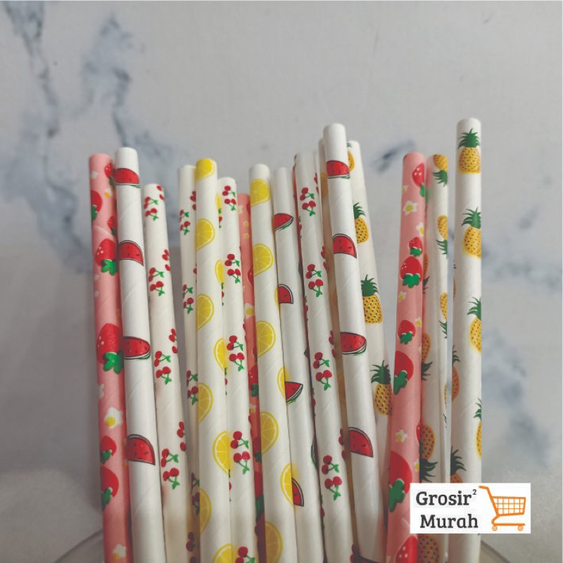 Jual Paper Straw / Paper Straw kertas | Shopee Indonesia