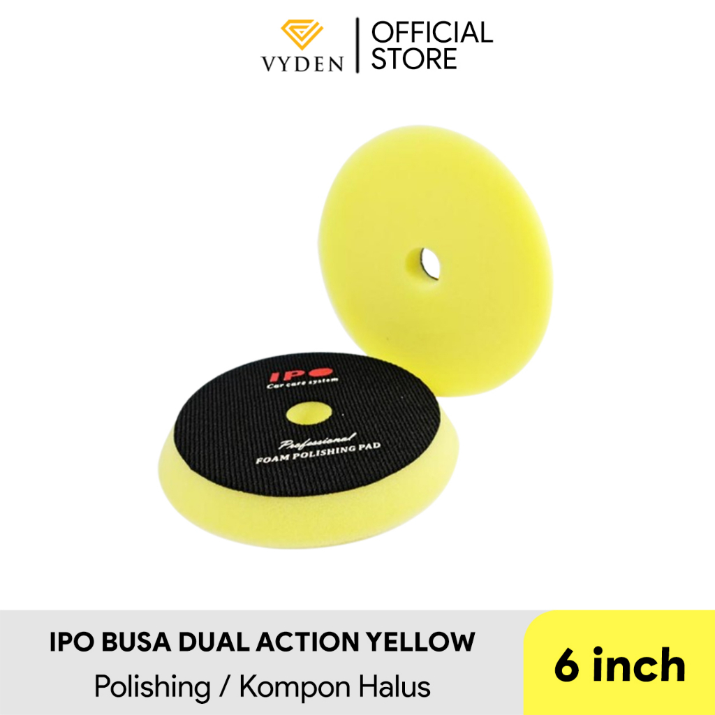 Jual IPO Yellow Polishing Thin Pad 6inch Flat Kompon Halus Polish Busa ...