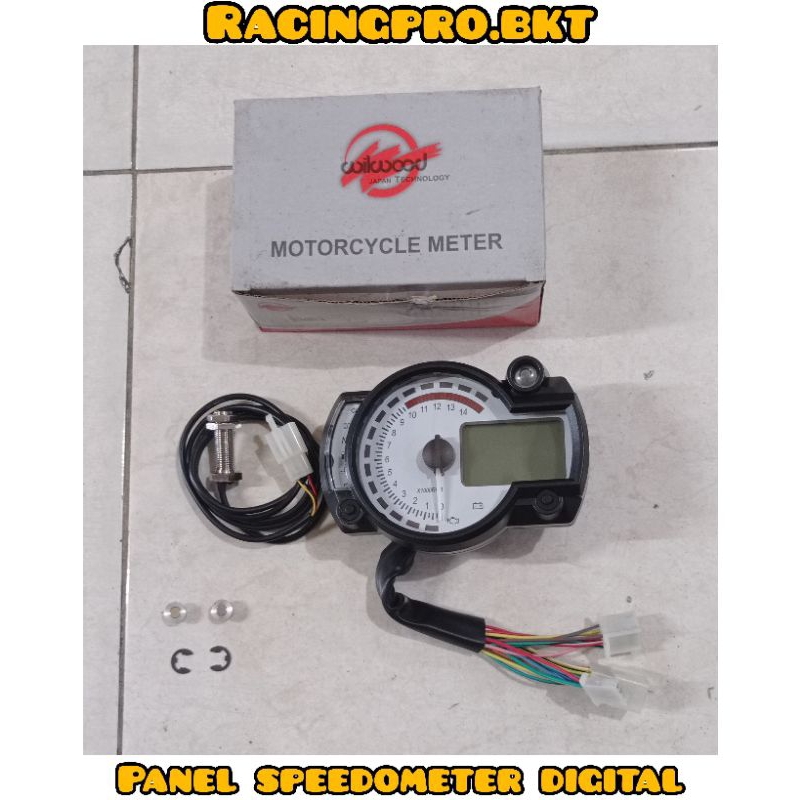 Jual Speedometer Digital Bulat bisa dipasang di Kawasaki W175 | Shopee ...