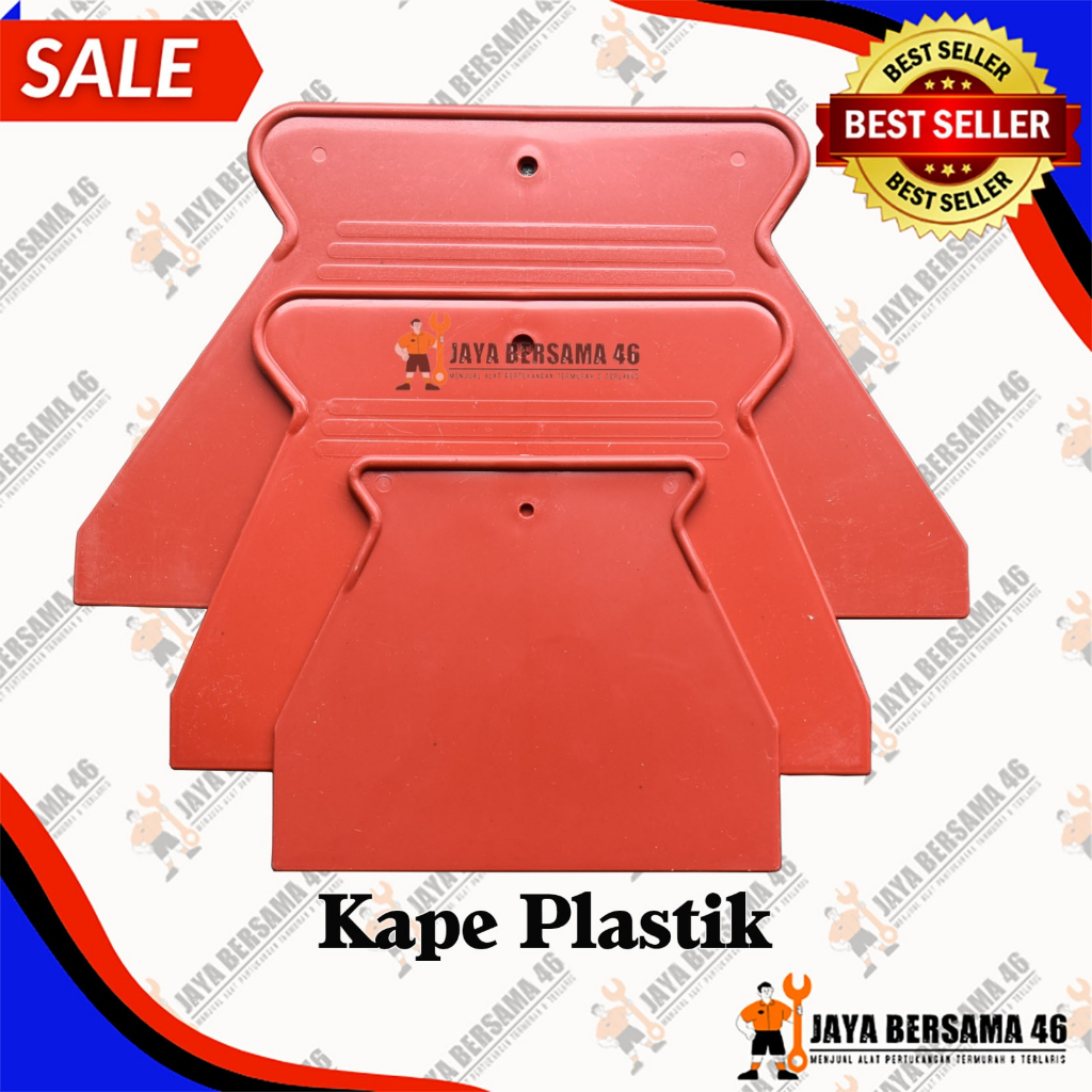Jual KAPE PLASTIK / SKRAP SCRAP SCRAPPER DEMPUL PLAMIR TEMBOK / KAPI ...