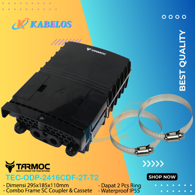 Jual ODP Mini 16 Core SC Hitam | Fiber Optic mini ODP 16C |Box Fiber ...