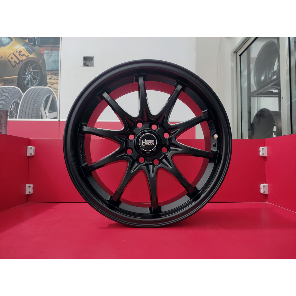 Jual Velg Mobil Ring 16 HSR HIROSHIMA Lebar 7 pcd 4x100 & 4x114,3 ET 42 Black | Shopee Indonesia