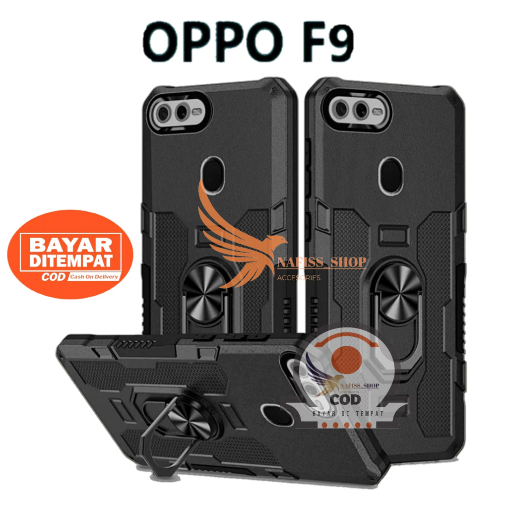 Jual CASING HP OPPO F9 / F9 PRO CASE ROBOT HIT EYE RING CASING STANDING NEW COVER | Shopee Indonesia