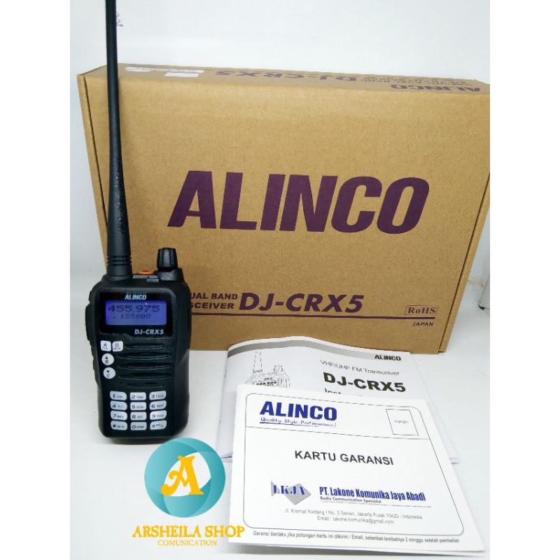 Jual Ht Alinco Dj crx 5 dual band original | Shopee Indonesia