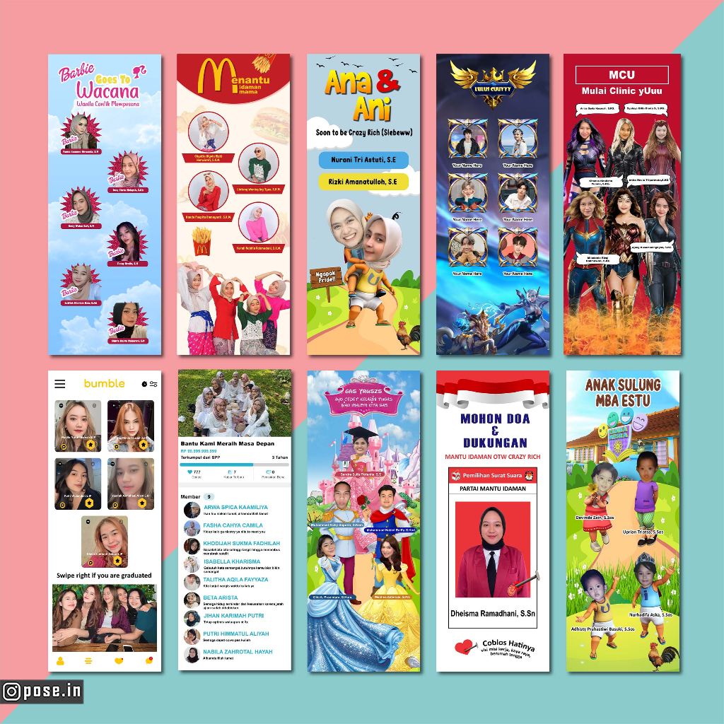 Jual DESAIN BANNER WISUDA SOFTFILE | Shopee Indonesia