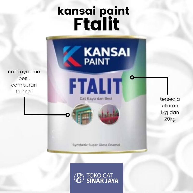 Jual Ftalit 1kg / Kansai Paint / Ftalit Glossy | Shopee Indonesia