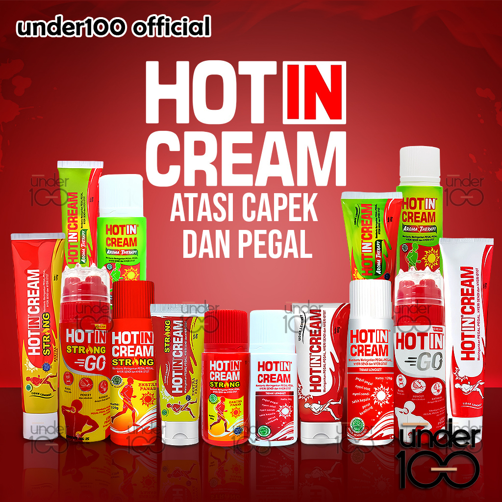 Jual Under100 Hotin Cream Tube Botol 60g 120g 60ml 120ml | Krim Pegal ...