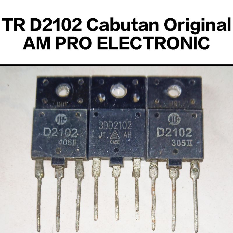 Jual TR D2102 3DD2102 Persamaan D1556 D1879 D2125 Transistor Horisontal ...