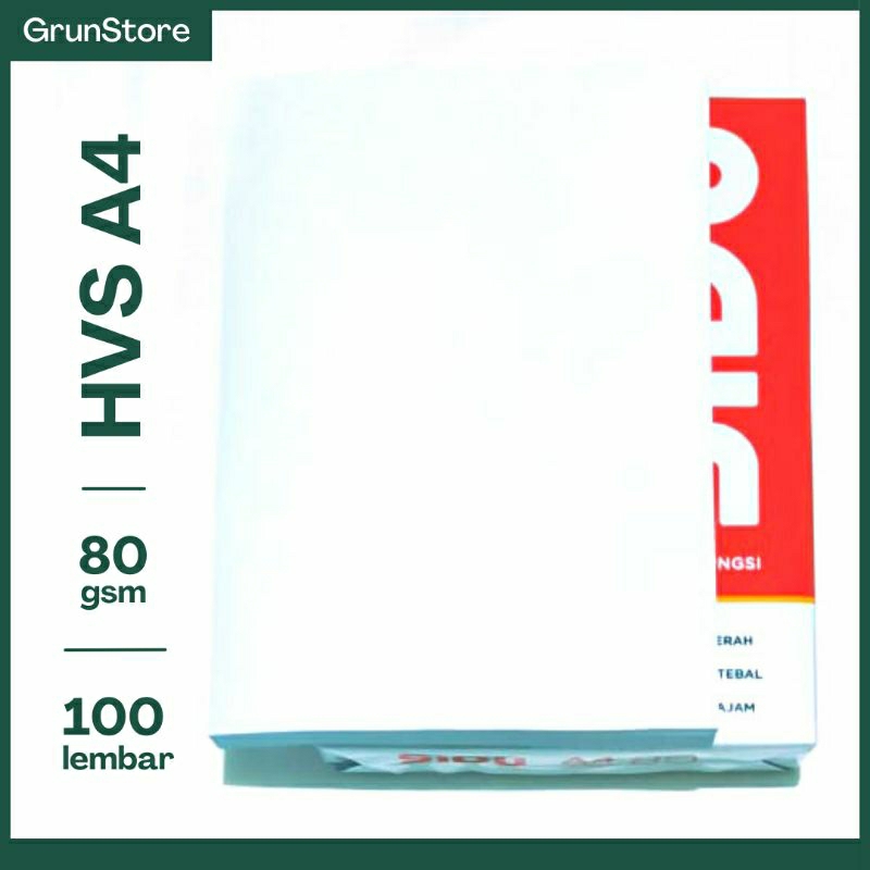 Jual Kertas hvs a4 80 gr 100 lembar / kertas hvs a4 sidu 80 gr / kertas hvs 100 lembar | Shopee ...