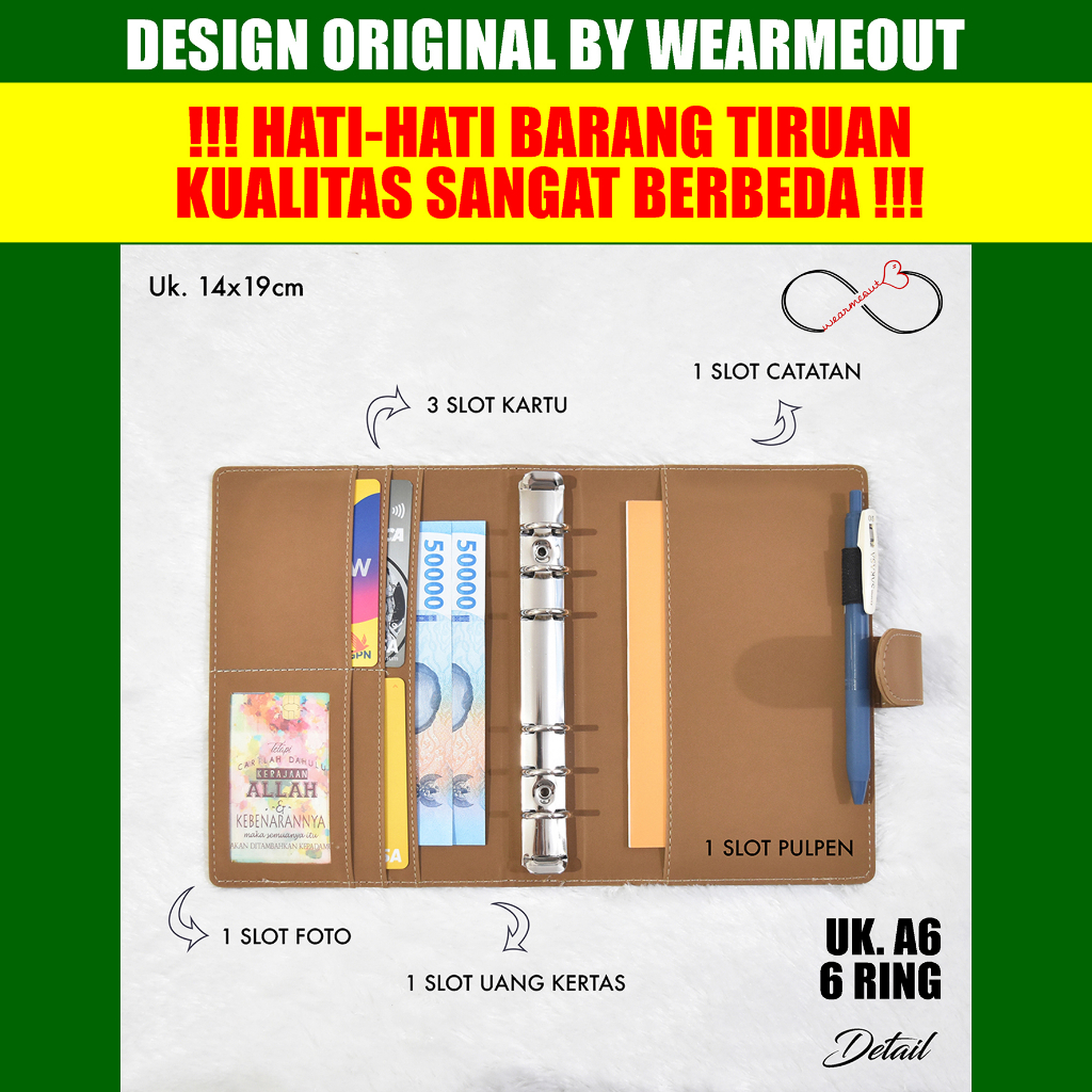 Jual BINDER A6/A5/B5 ANTIMAINSTREAM GRATIS CUSTOM NAMA 8 HURUF / AGENDA ...