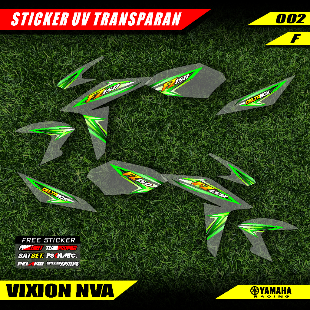 Jual STICKER STRIPING TRANSPARAN YAMAHA VIXION NVA VARIASI LIST MOTOR DESAIN MINIMALIS MIXRO 002 ...