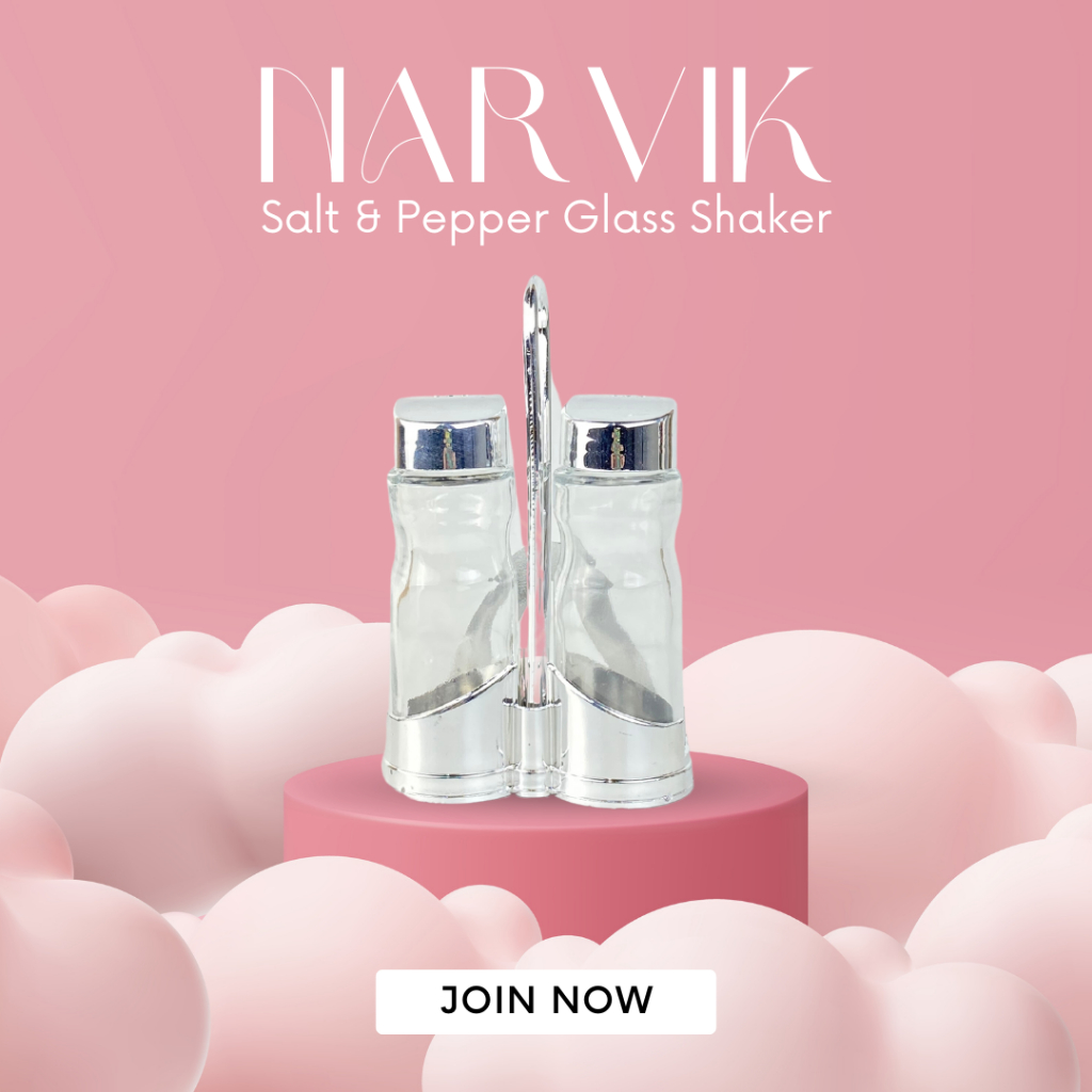 Jual NARVIK Salt and Pepper Shaker | Tempat Garam Merica Kaca | Shopee ...