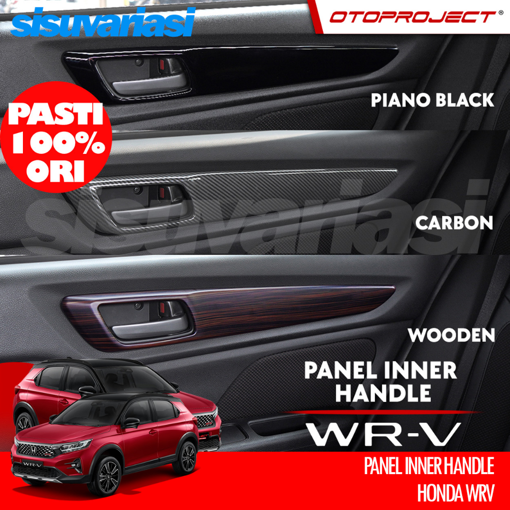 Jual Honda WRV Aksesoris Otoproject Cover Panel Inner Handle Interior Pintu | Shopee Indonesia