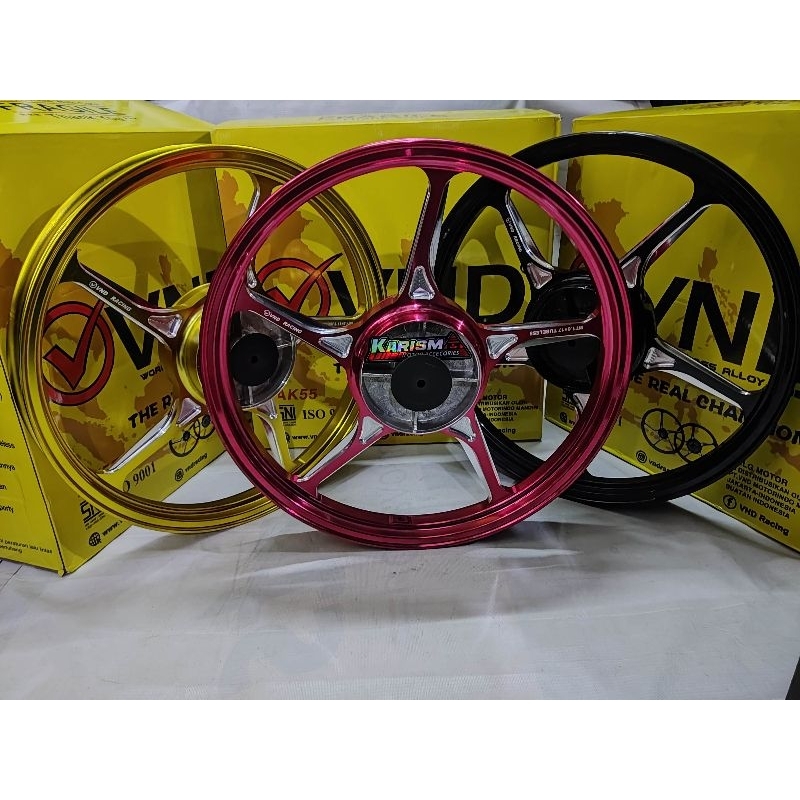 Jual Velg VND AK 55 Ak55 Model Enkei Jupiter Z Vega F1 FIZR RX KING 140X17 160X17 ORIGINAL VND ...