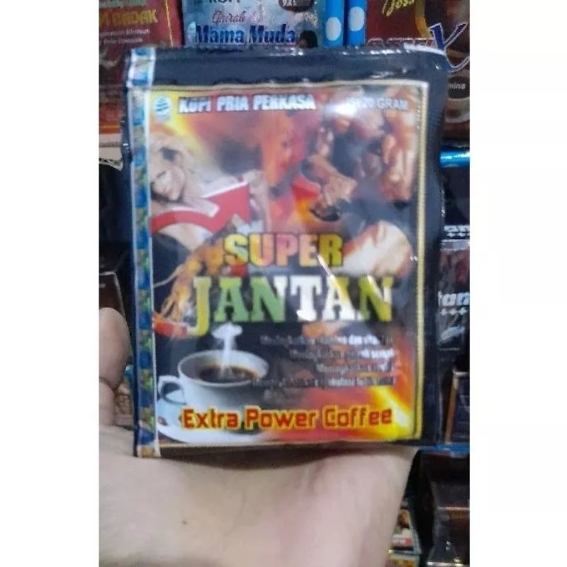 Jual ECER 1 SACHET KopiSuperJantan EkstraPowerCoffee Kopi Super instan ...