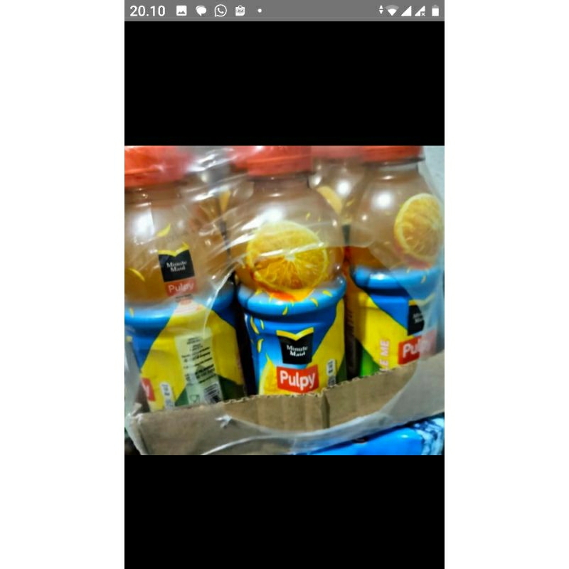 Jual minute pulpy orange isi 12 botol | Shopee Indonesia