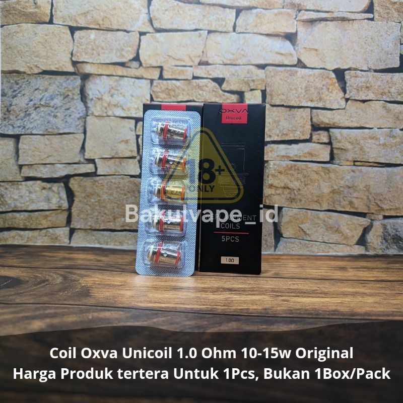 Jual Coil Oxva Unicoil 1.0 Ohm 10-15W Original (Harga satuan pcs) By ...
