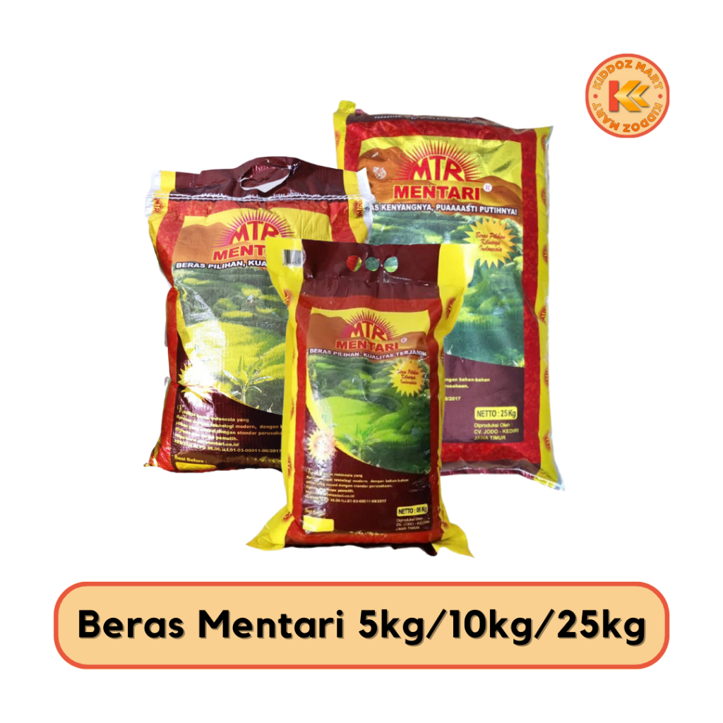 Jual Beras Mentari 5kg / 10kg / 25kg | Shopee Indonesia