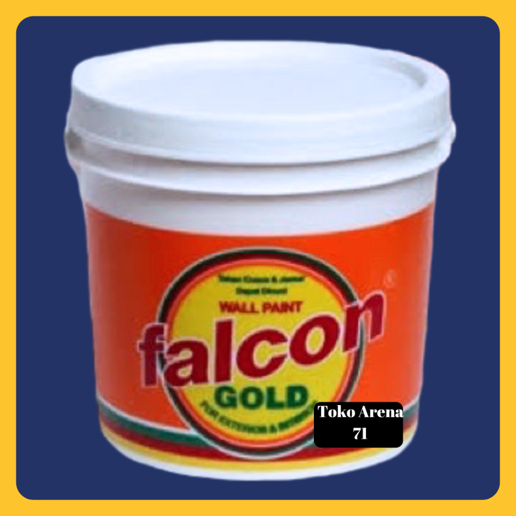 Jual CAT TEMBOK KILOAN CAT DINDING 1KG FALCON GOLD CAT PELAPIS TEMBOK 1 ...