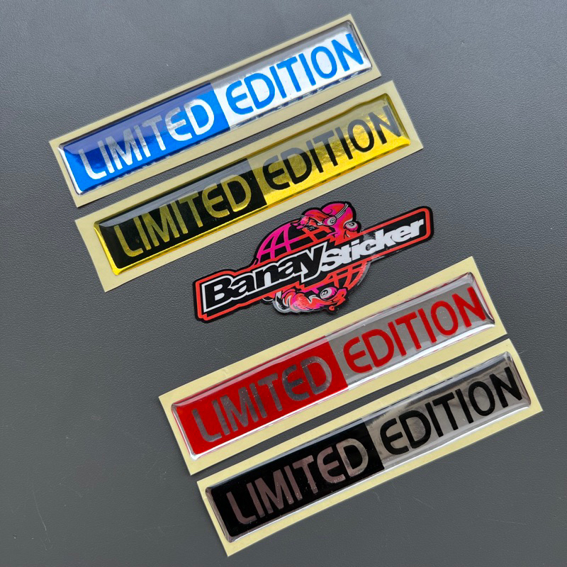 Jual Stiker Sticker Emblem LIMITED EDITION Timbul | Shopee Indonesia