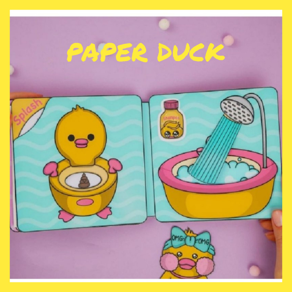 Jual Paper Duck Bebek Viral Busy Book Buku Aktifitas Anak Mainan ...