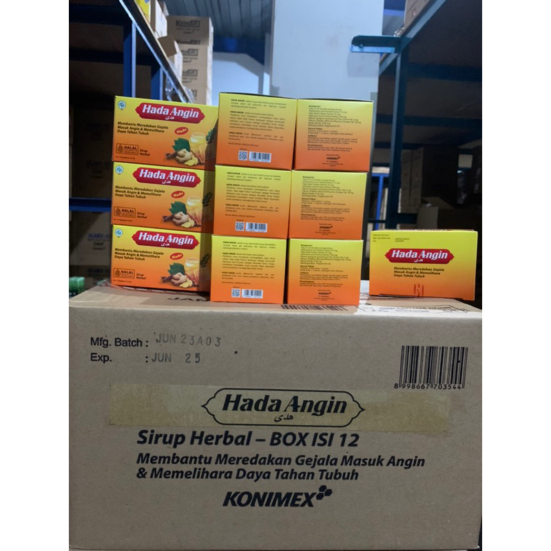 Jual Hada Angin kemasan 1 pack isi 12 Sachet Produksi Konimex. | Shopee ...