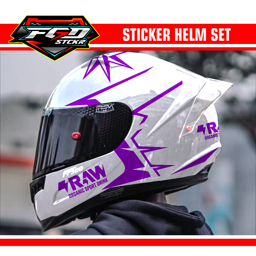 Jual STIKER HELM - CUTTING STIKER RAW SET UNTUK HELM (PREMIUM+TERMURAH ...