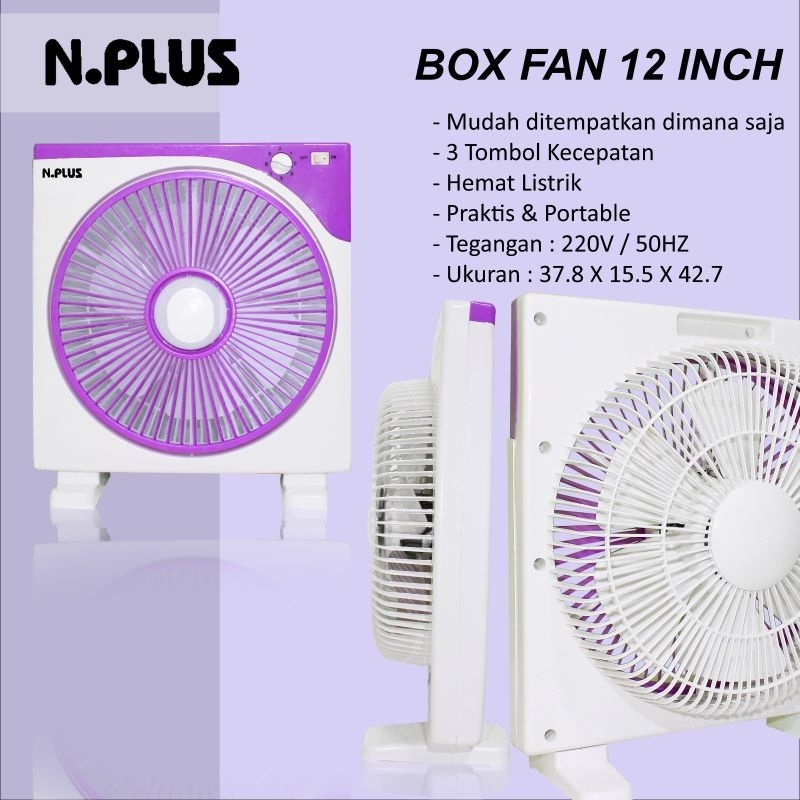 Jual BOX FAN 12 INCH NPLUS | Shopee Indonesia