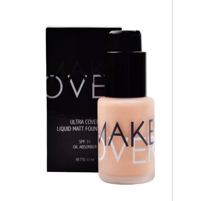 Jual Make Over Ultra Cover Liquid Matte Foundation | Shopee Indonesia