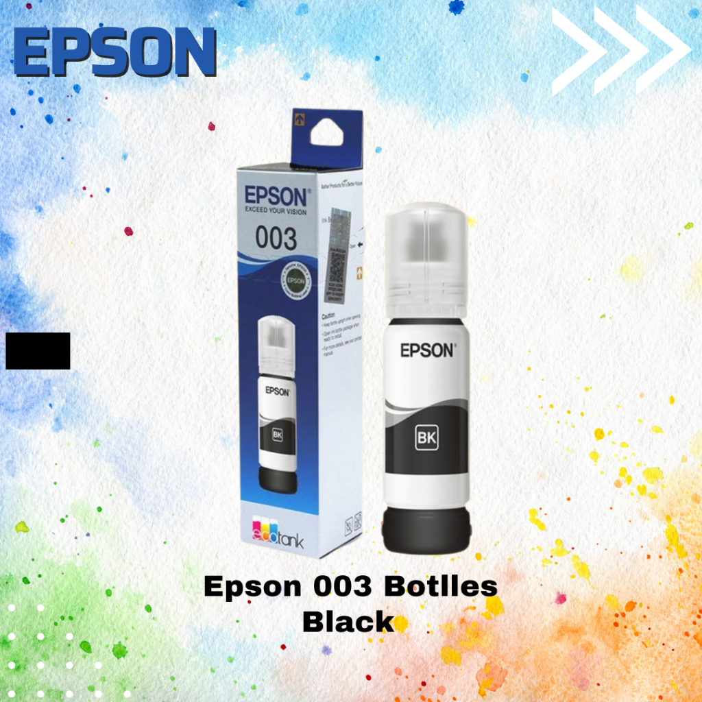 Jual Tinta Epson 003 Original Black Hitam Ink Series L1110 L1210 L1250 ...