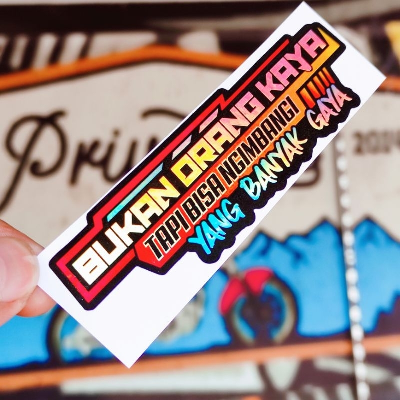 Jual Stiker Lo Lo Gak bahaya ta? / stiker racing viral / stiker motor / stiker hitz / stiker ...