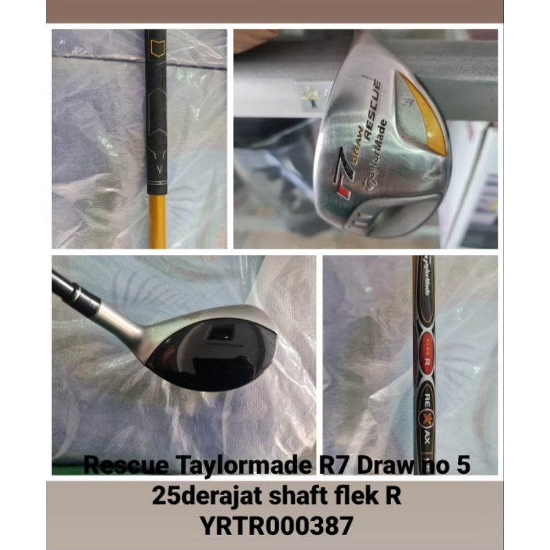 Jual Stik golf Rescue Taylormade R7 Draw no 5 25derajat Shaft flek R ...