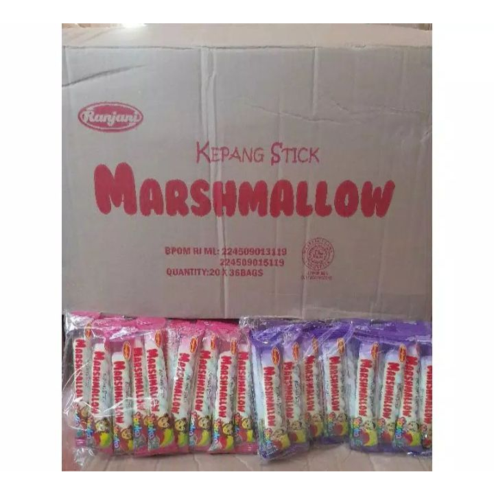 Jual Marshmallow kepang Youka 1 pack isi 20pcs permen Ranjani | Shopee ...