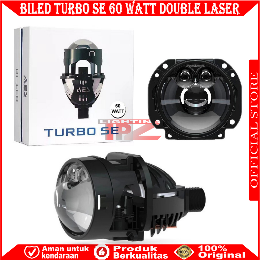 Jual ORIGINAL BILED PROJECTOR BILED 2,5 INCHI AES TURBO SE 60 WATT ...