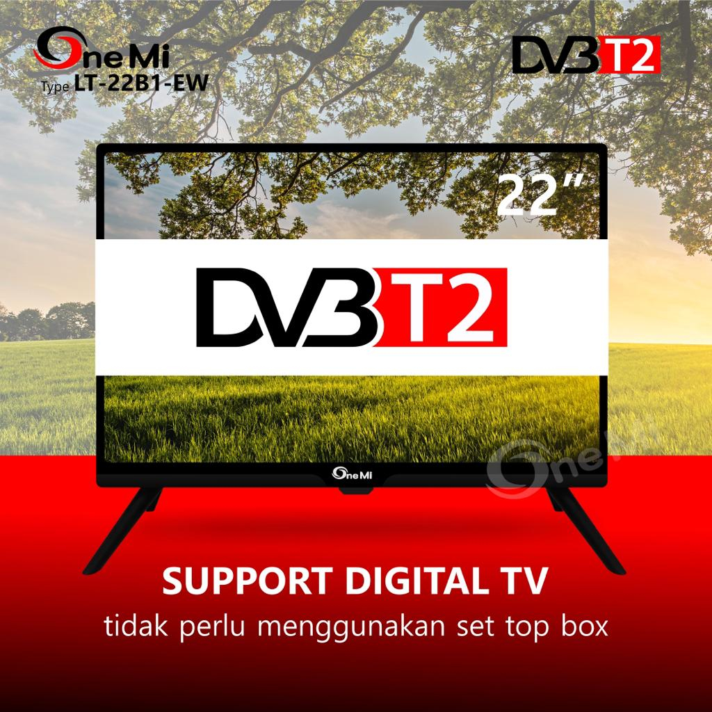 Jual TV LED Monitor Murah OneMi TV 22 inch FHD Ready Digital Televisi ...