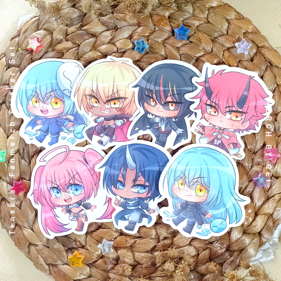 Jual Tensura Tensei Shitara Slime Datta Ken Stiker Fan Merchandise ...