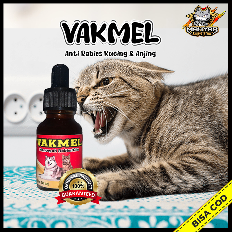 Jual VAKMEL Pencegah Rabies Kucing dan Anjing Anti Rabies Kucing Anti ...