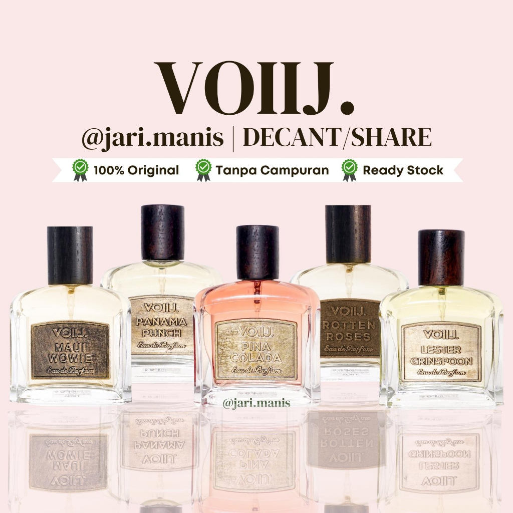 Jual decant share Voiij Rotten Roses willy's wonder pina colada tester ...